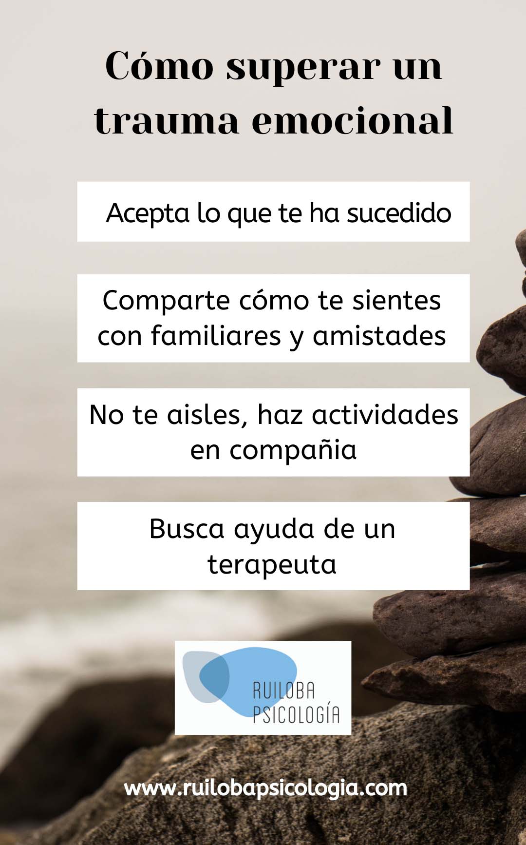 Cómo superar un trauma emocional | RUILOBA Psicólogos Bilbao